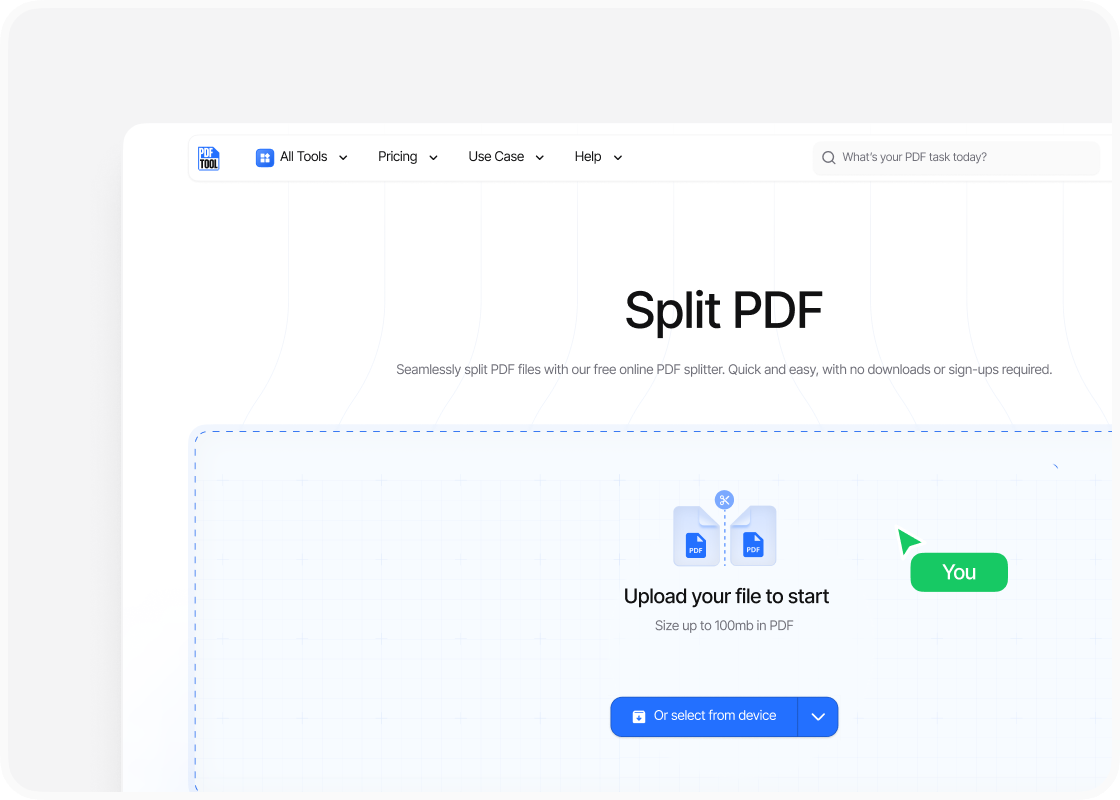 Split PDF Files with This Free Online PDF Splitter - PDFTool.io